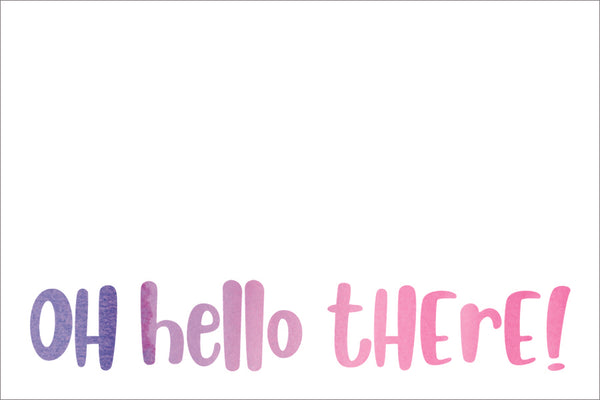 Oh Hey There! Mini Notes – Pepa Prints