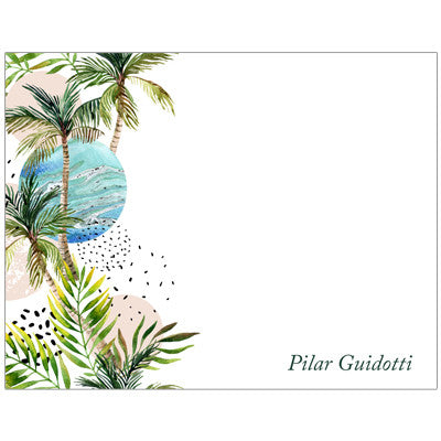 Tropical Beach Themed Boxed Note Cards – Pepa Prints