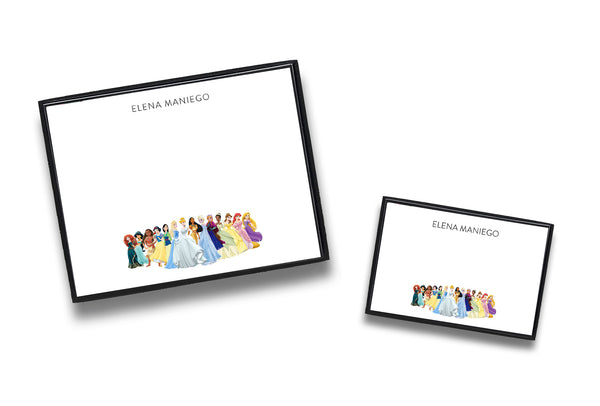 Disney Princess Boxed Note Cards and Gift Tags – Pepa Prints